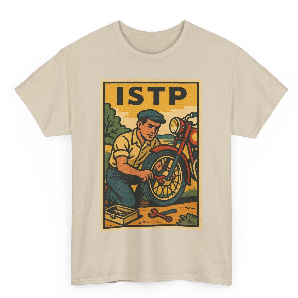ISTP Retro Comic T-shirt: Logical Mechanic Introvert Gift - Etsy