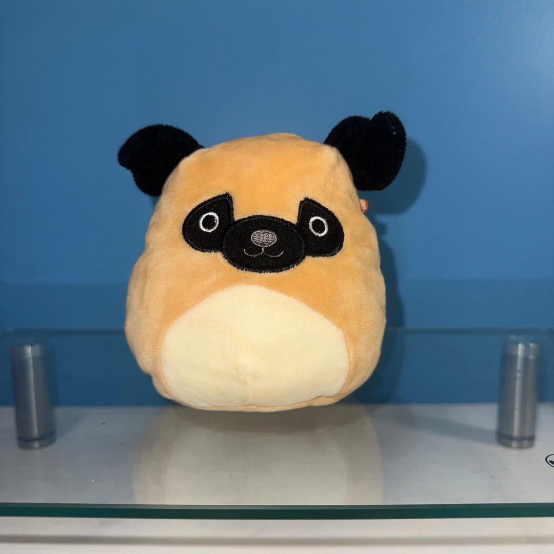 Prince the Pug Squishmallow 5 Inch Tan Plush EUC 2019 Kellytoy - Etsy