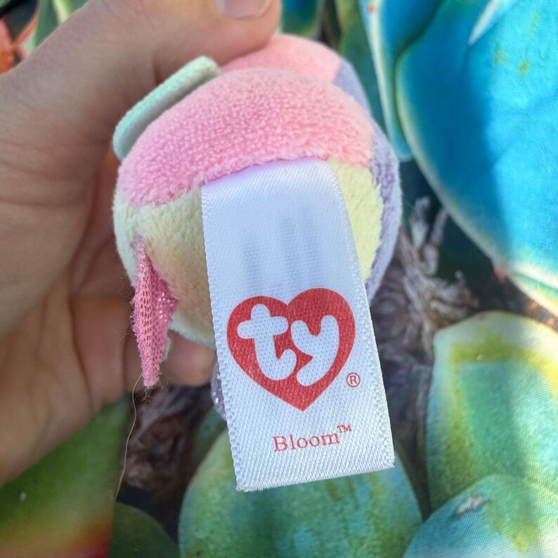Bloom Beanie Boo Mini Bunny Pastel Plush Rabbit With Sparkly Eyes TY ...