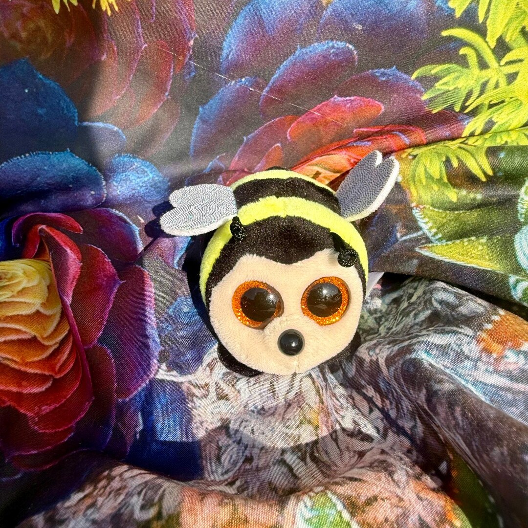 Beanie Boo Mini Zinger Plush Tush Tag Only TY Bumblebee Stuffed Animal ...