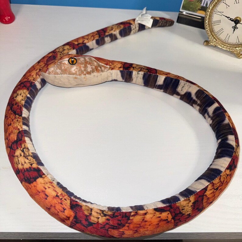 Wildlife Artists Copperhead Snake Plush 40” Realistic Stuffed Snake Toy ...