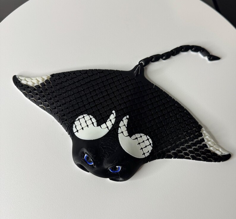 Manta Ray Flexible Toy (small) - Articulated 3D Printed - Etsy