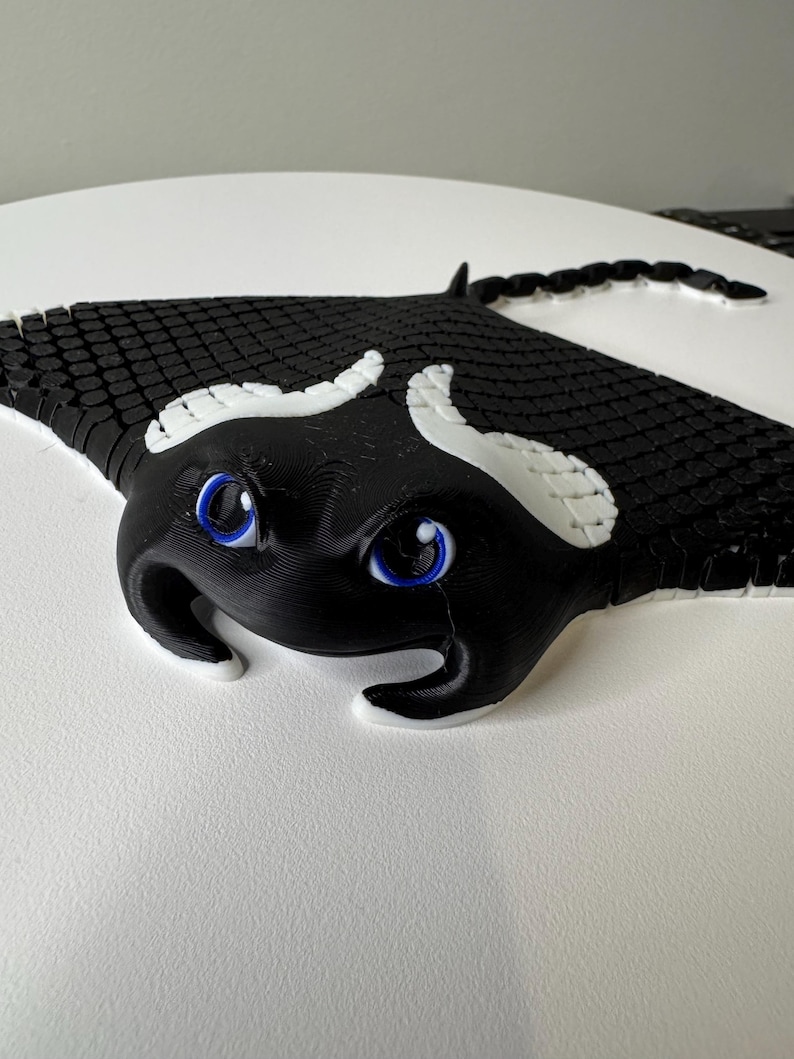 Manta Ray Flexible Toy (small) - Articulated 3D Printed - Etsy