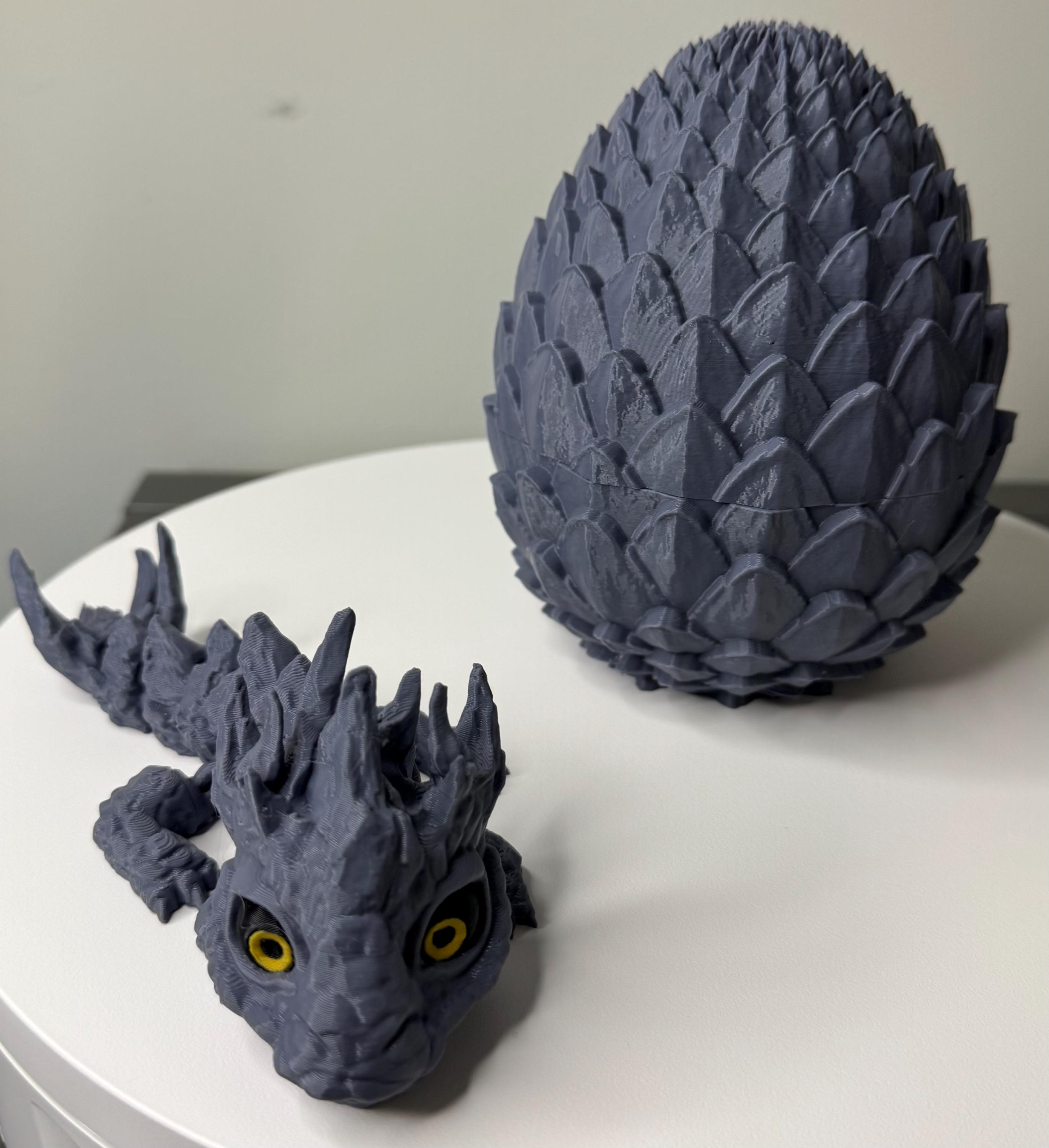 Baby Rock With Egg - Articulated 3D Printed - Etsy