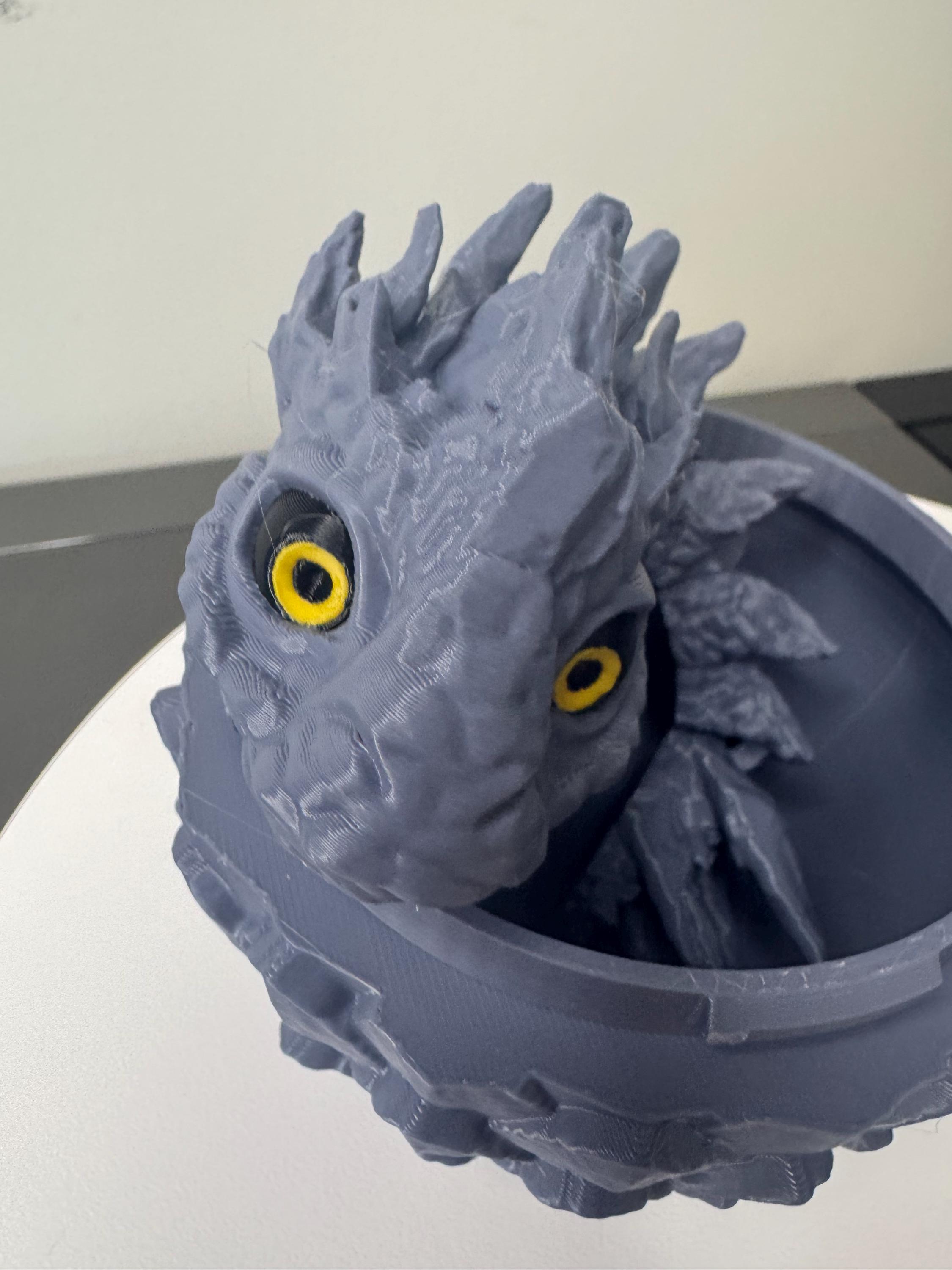 Baby Rock With Egg - Articulated 3D Printed - Etsy