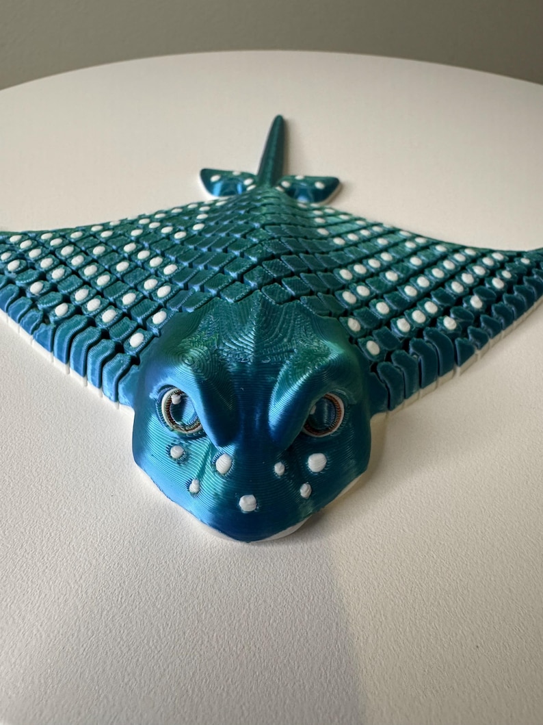 Spotted Eagle Ray - Articulated 3D Printed - Etsy