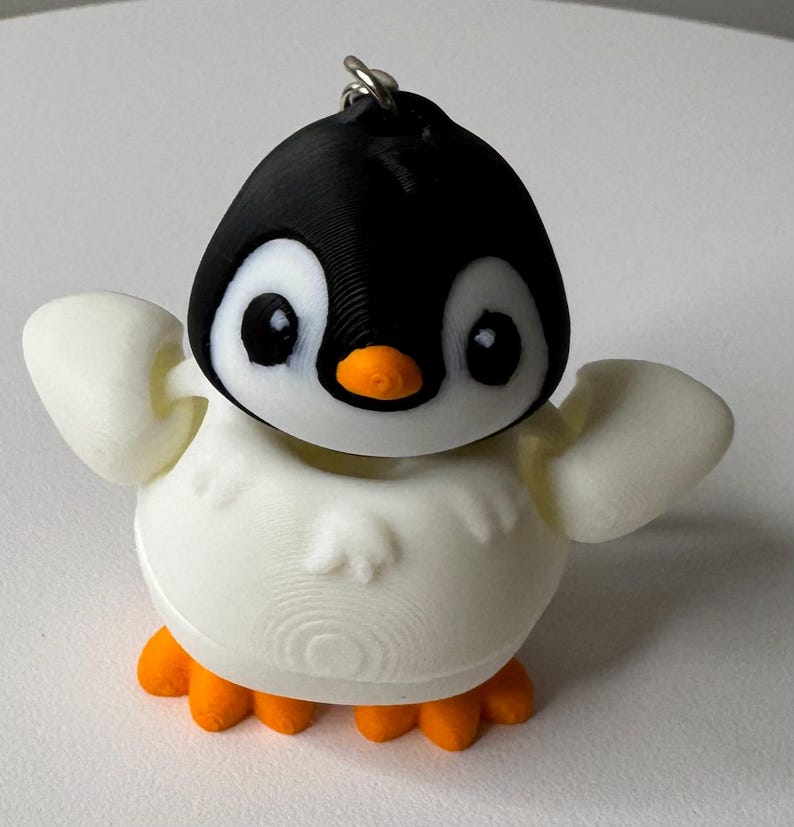 Penguin Keychain/ Backpack - Articulated 3D Printed - Etsy