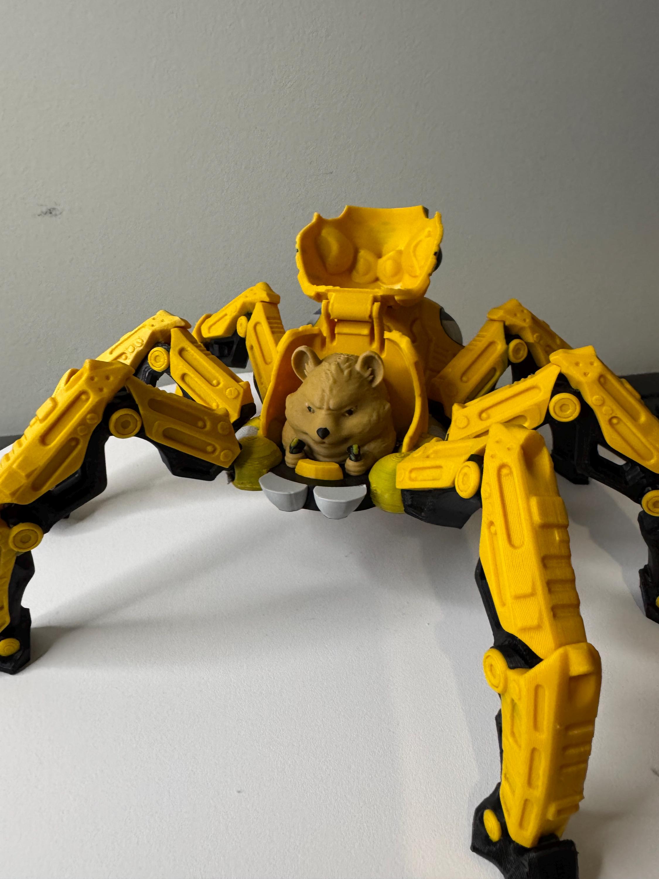 Spiderbot - Articulated 3D Printed - Etsy