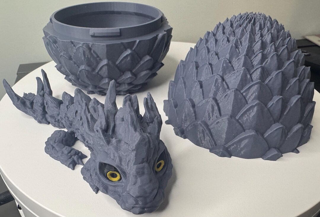 Baby Rock With Egg - Articulated 3D Printed - Etsy