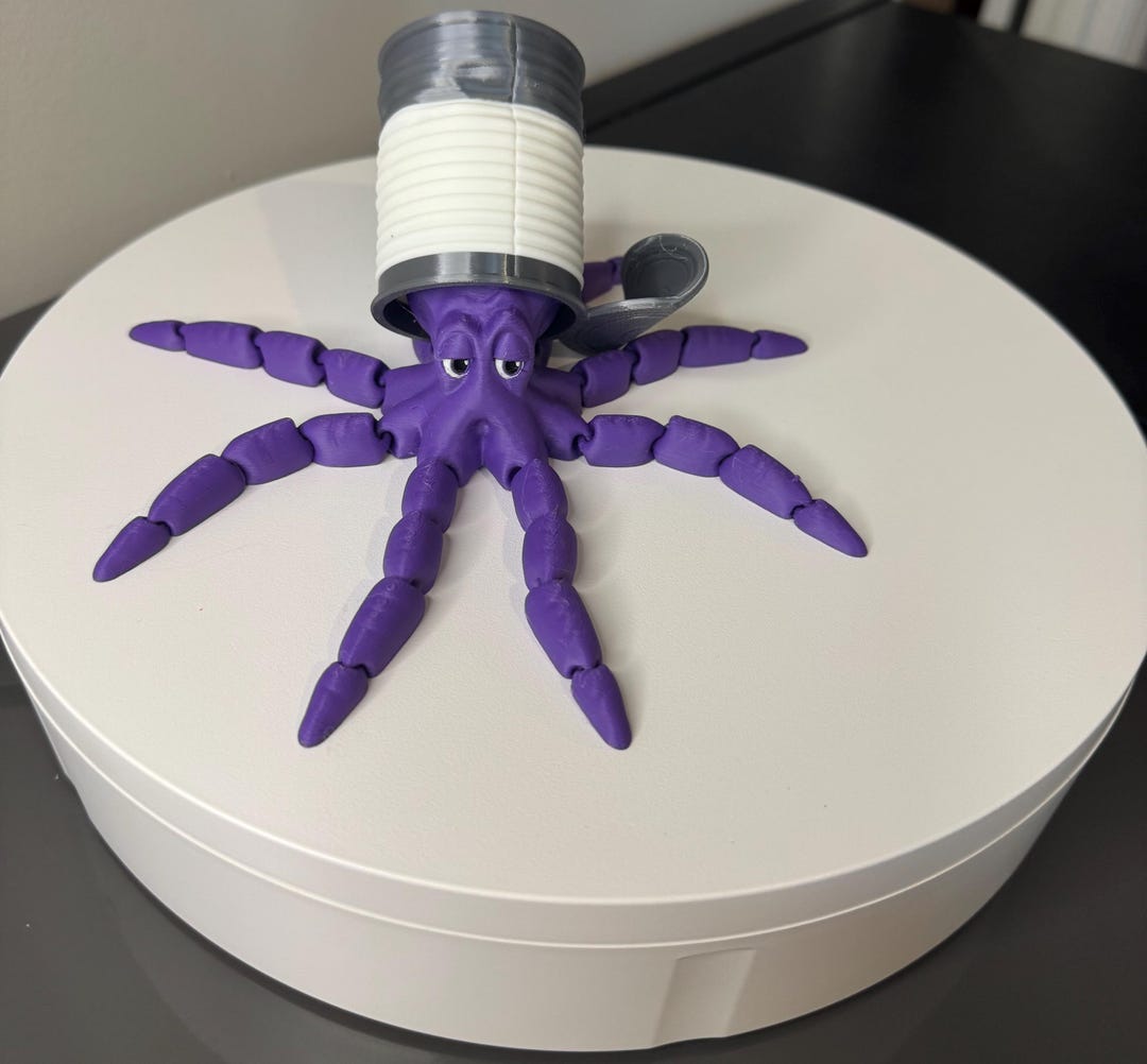 Octopus Flexible Toy - Articulated 3D Printed - Etsy