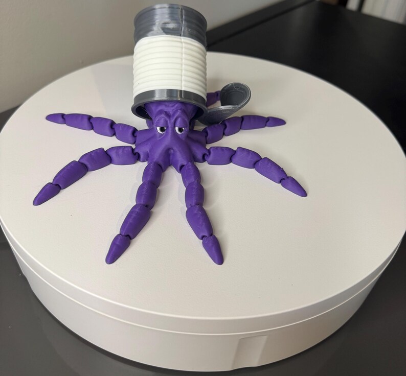 Octopus Flexible Toy - Articulated 3D Printed - Etsy