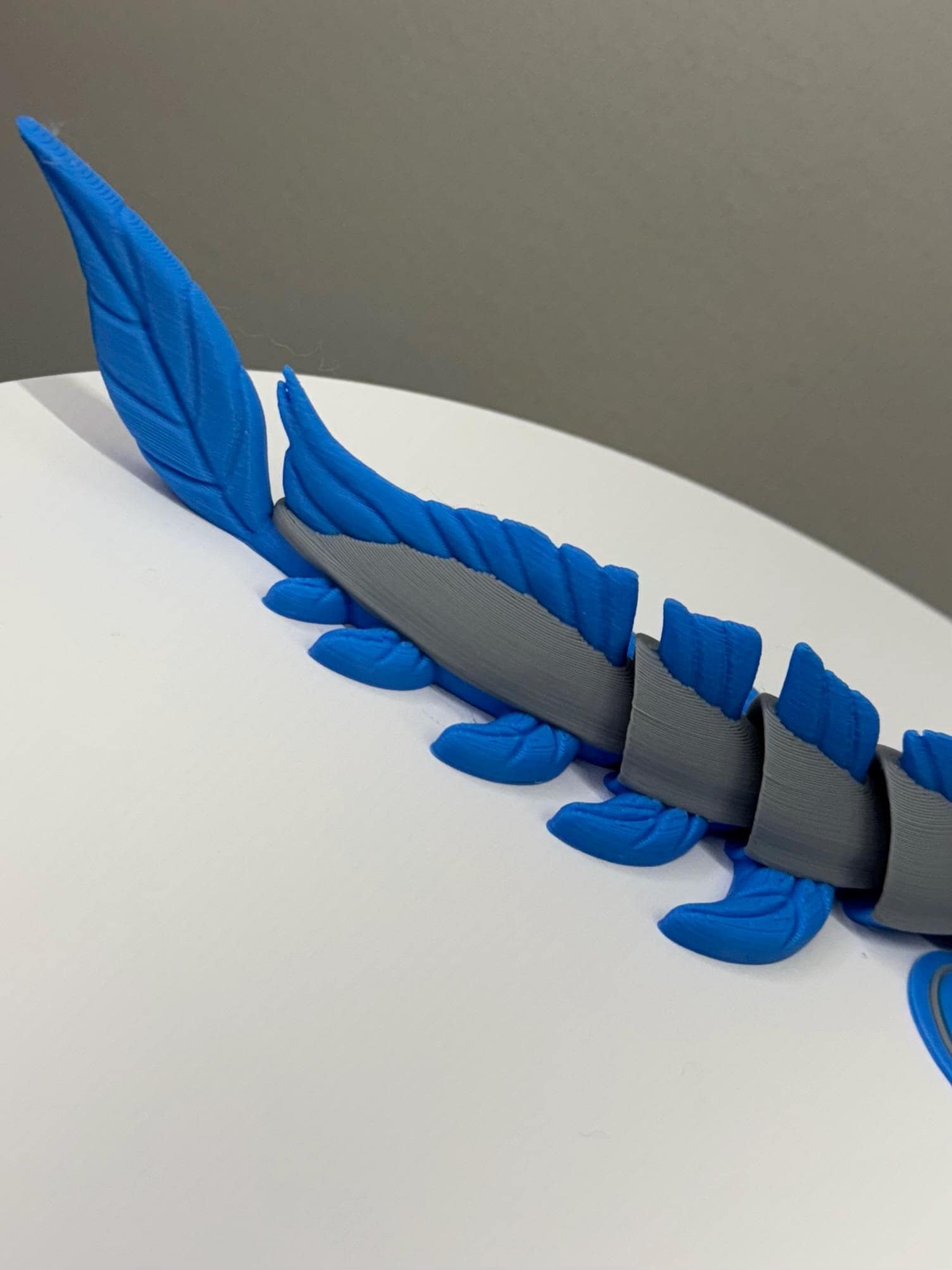 Abyssal Tide Water Dragon - Articulated 3D Printed - Etsy