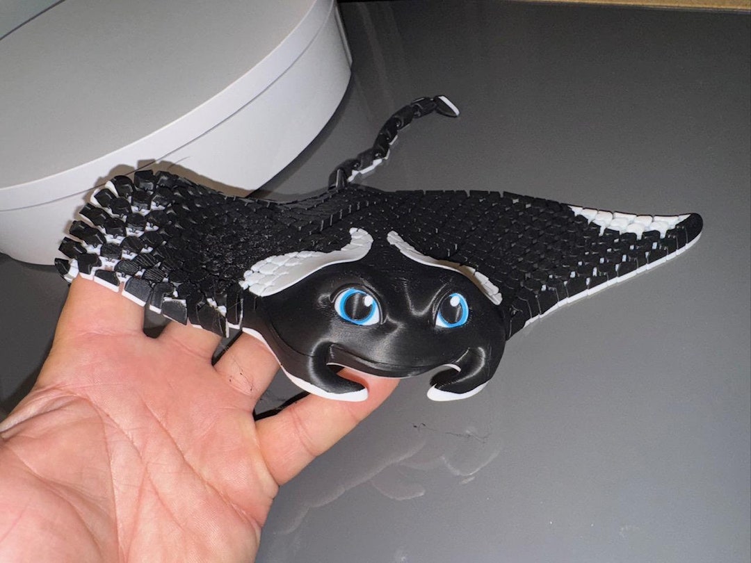 Manta Ray Flexible Toy (standard) - Articulated 3D Printed - Etsy