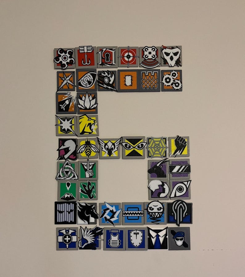 Rainbow Six Siege Operator Icons - Attackers - Etsy