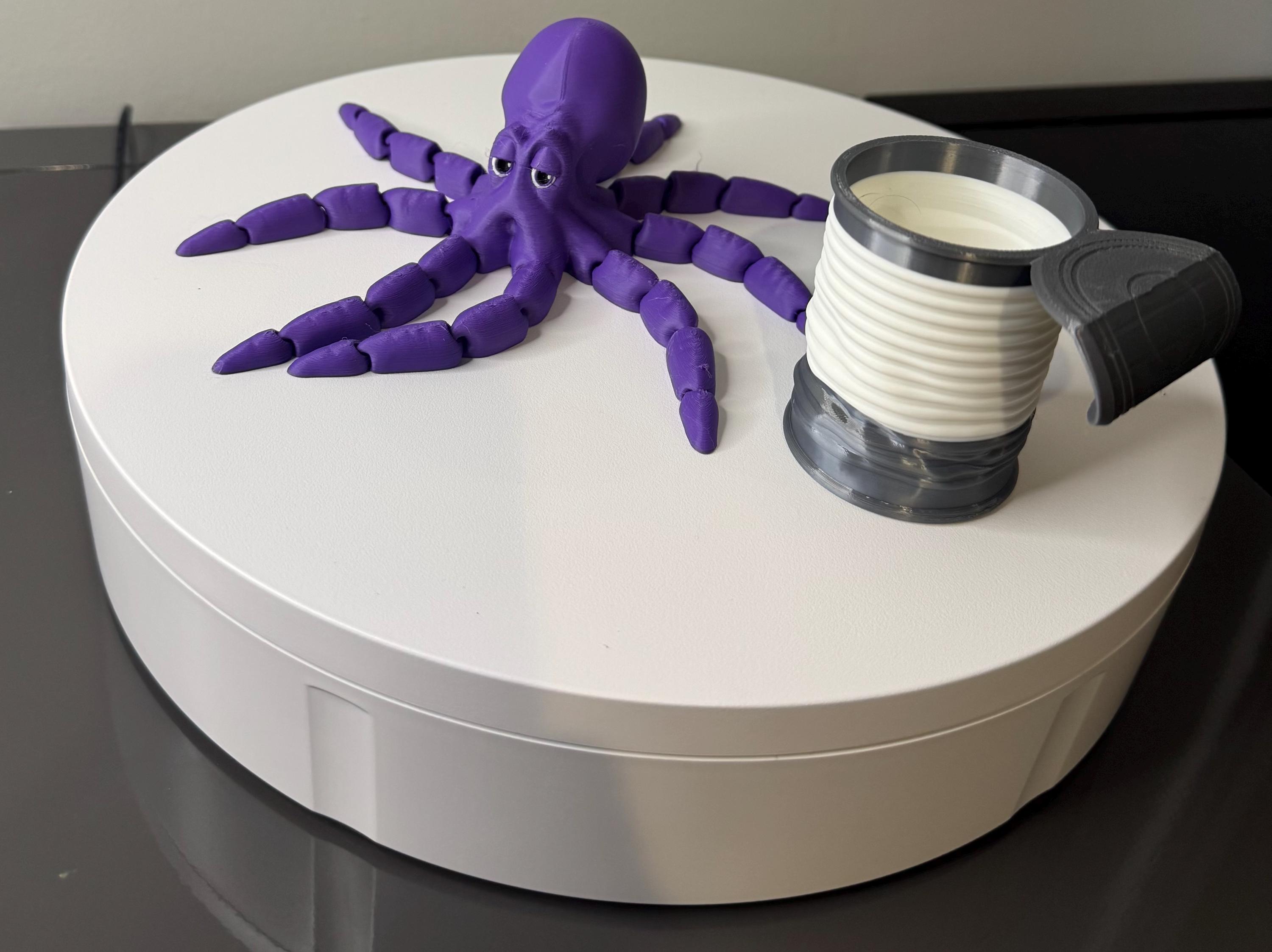Octopus Flexible Toy - Articulated 3D Printed - Etsy