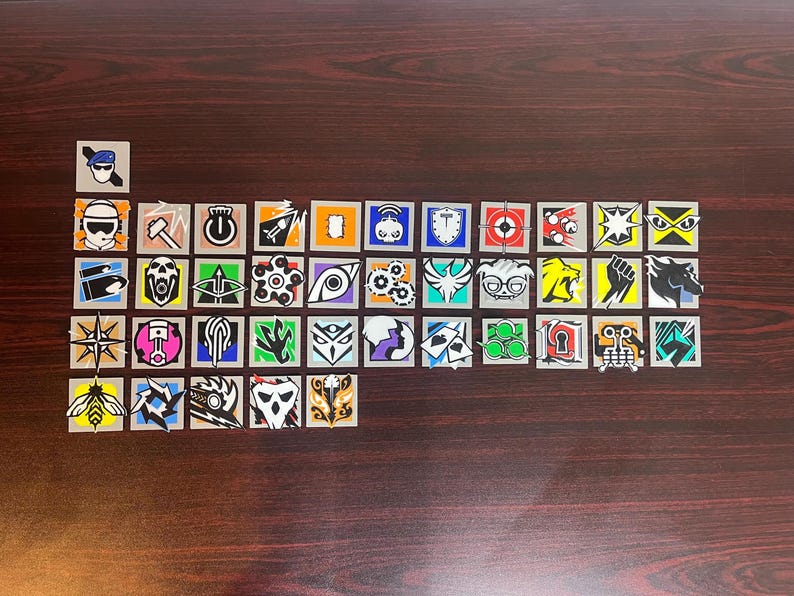 Rainbow Six Siege Operator Icons - Attackers - Etsy