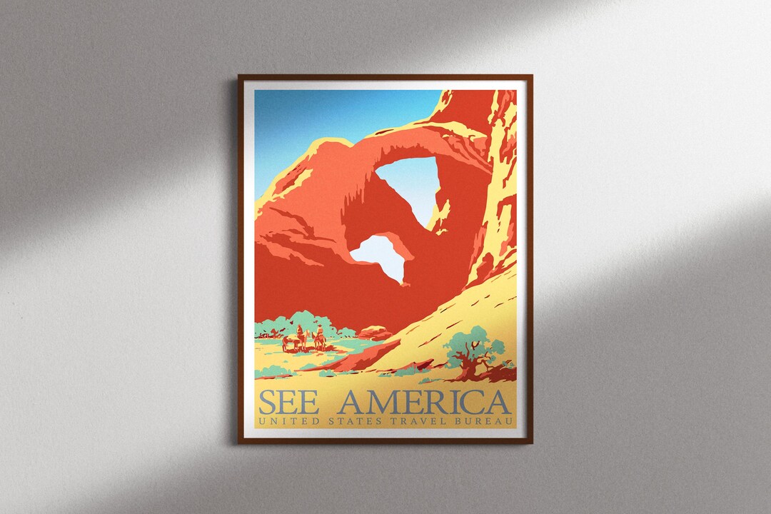 See America Poster - Gallery Wall Art | Vintage Poster | Art Exhibition ...
