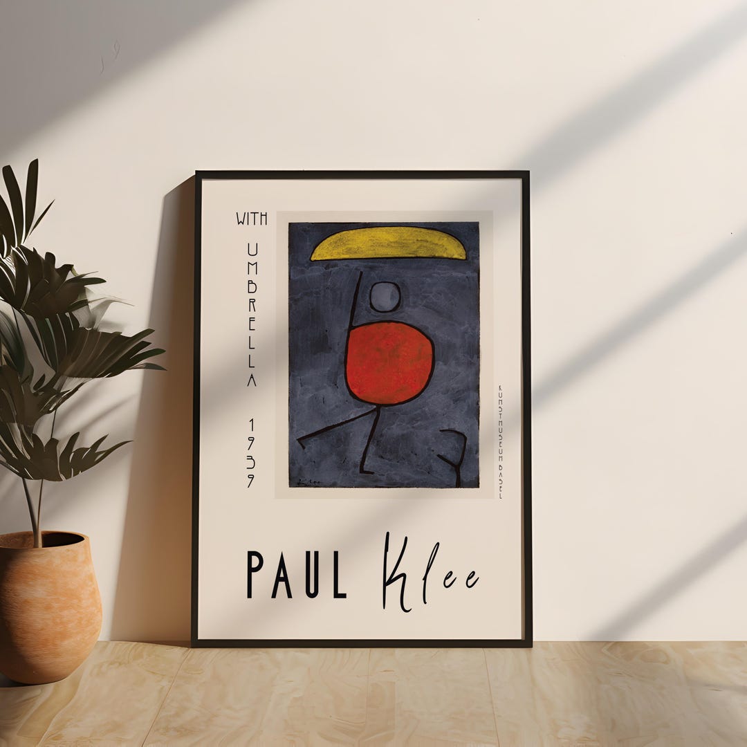 Paul Klee Poster - Art Museum Exhibition Print | Paul Klee Gallery Wall ...