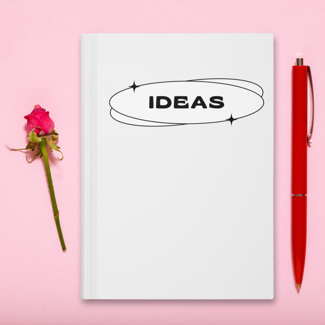 Personalized Minimalist Mid-century Aesthetic Notebook, Custom Lined ...