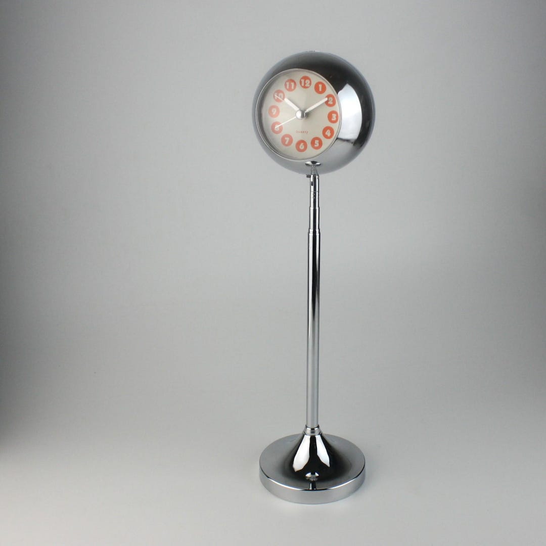 Vintage Telescopic Eyeball Alarm Clock, Vintage Floor Clock With Light ...