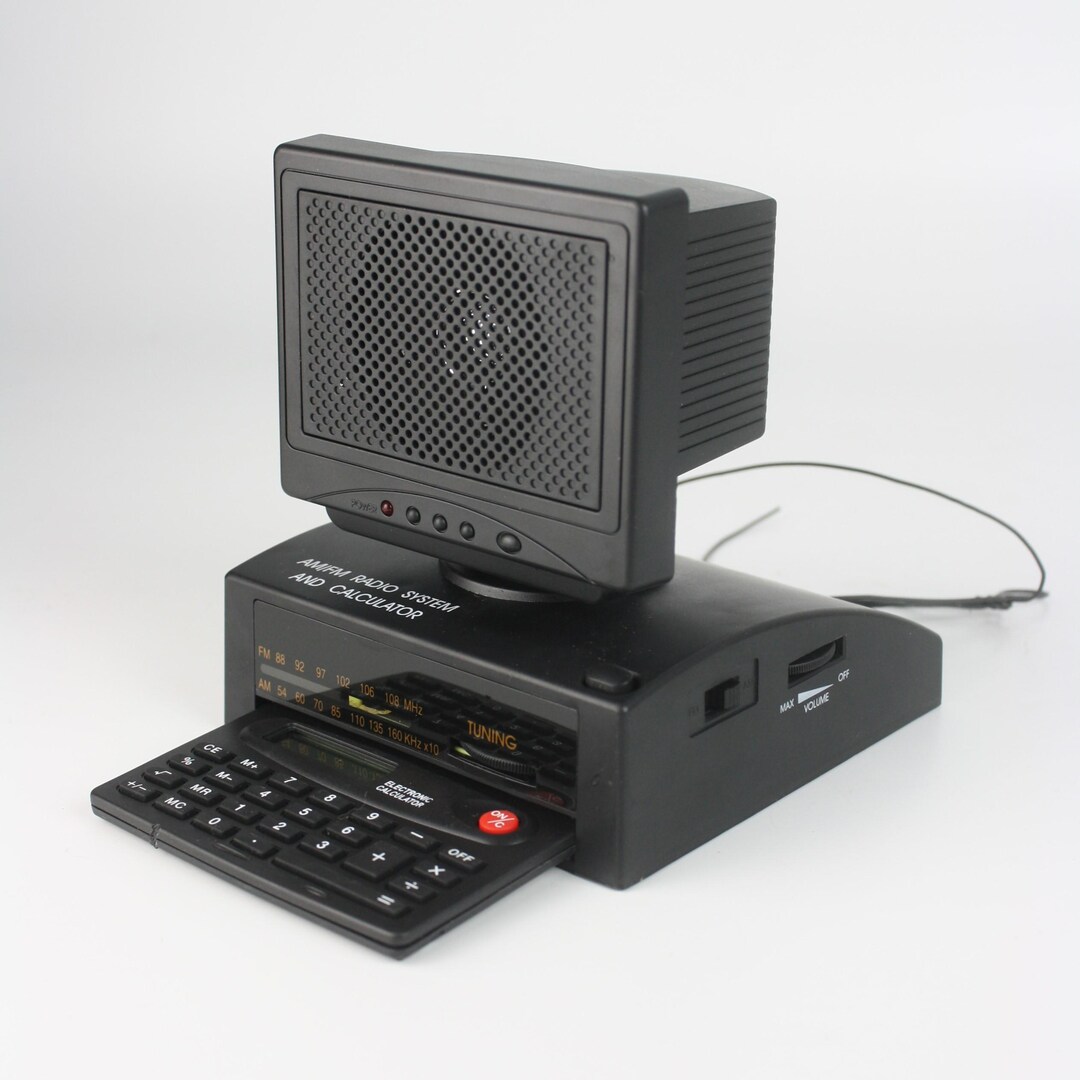 NOS 90s AM/FM Radio Calculator – Retro Tech Gadget - Etsy
