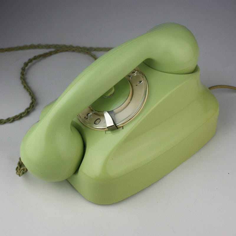 Seltene grüne telefon - Etsy.de
