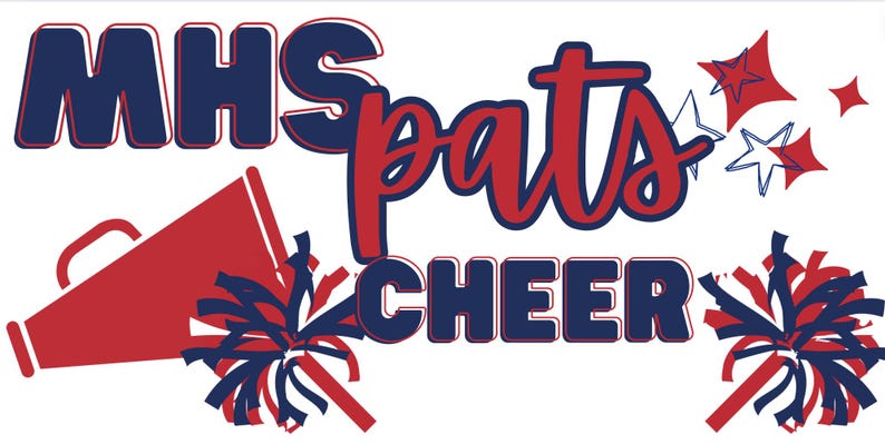 Instant Download Cheer Banner Team Game Day Tailgate Tent Banner ...