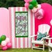 Instant Download of a Backdrop Banner Pink and Green Stripe Beverly ...