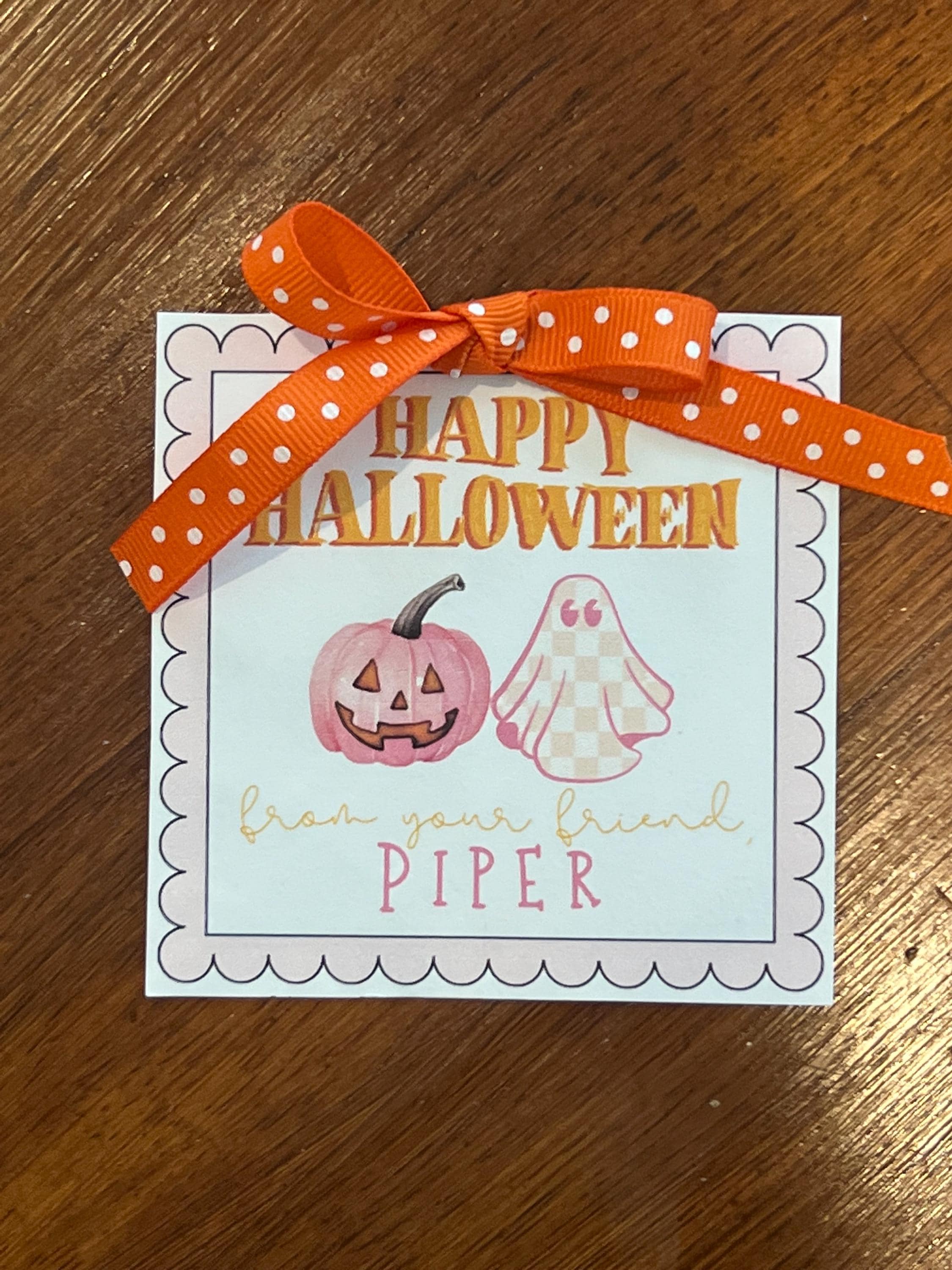 EDITABLE Halloween Gift Tags, Classroom Gift Tags - Etsy