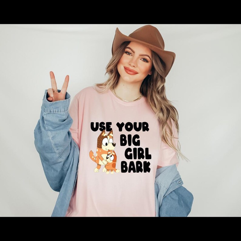 Bluey Use Your Big Girl Bark Shirt, Bluey Shirt, Bluey Birthday Party ...