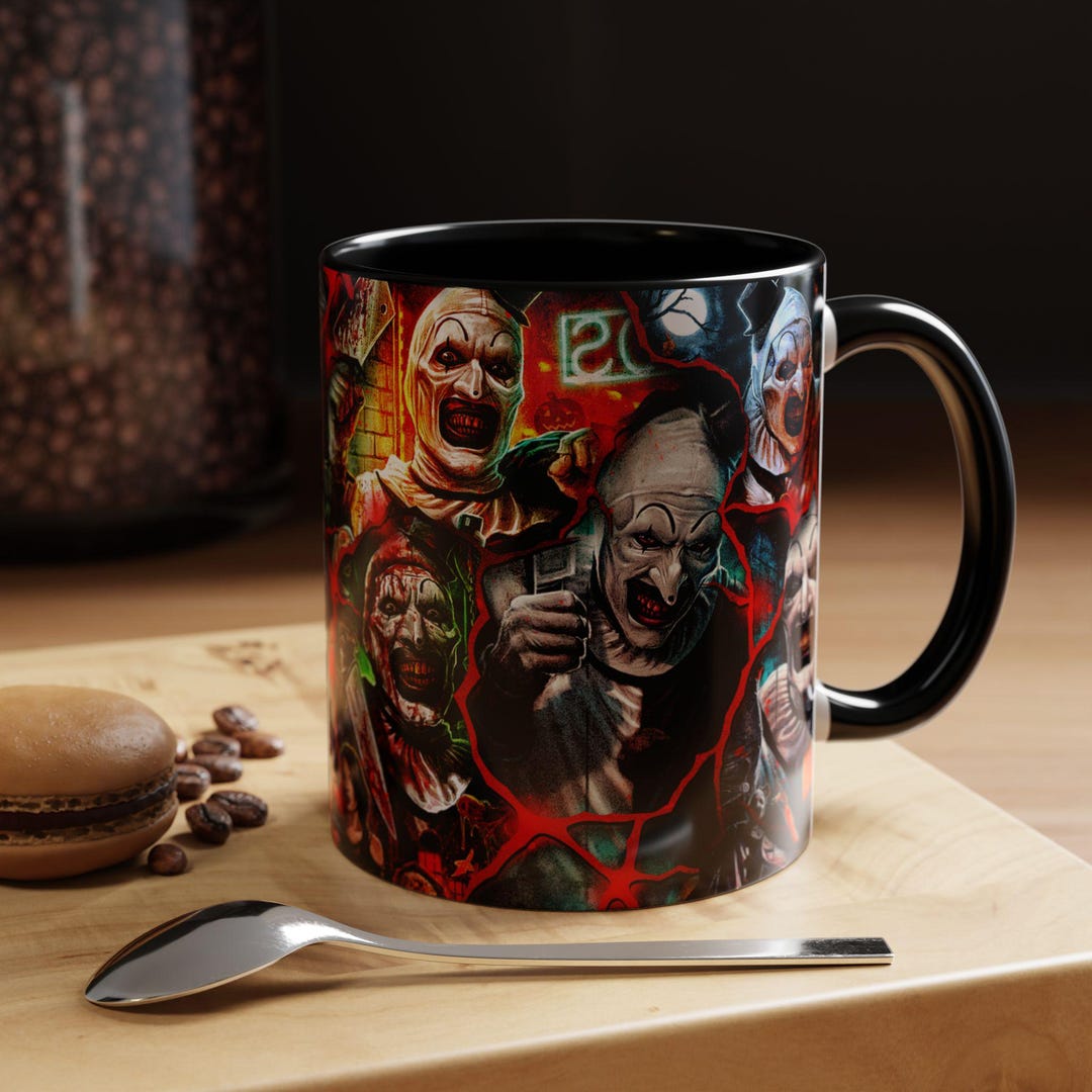 Terrifier Art the Clown Mug 11oz Horror Coffee Cup With Black or Red ...