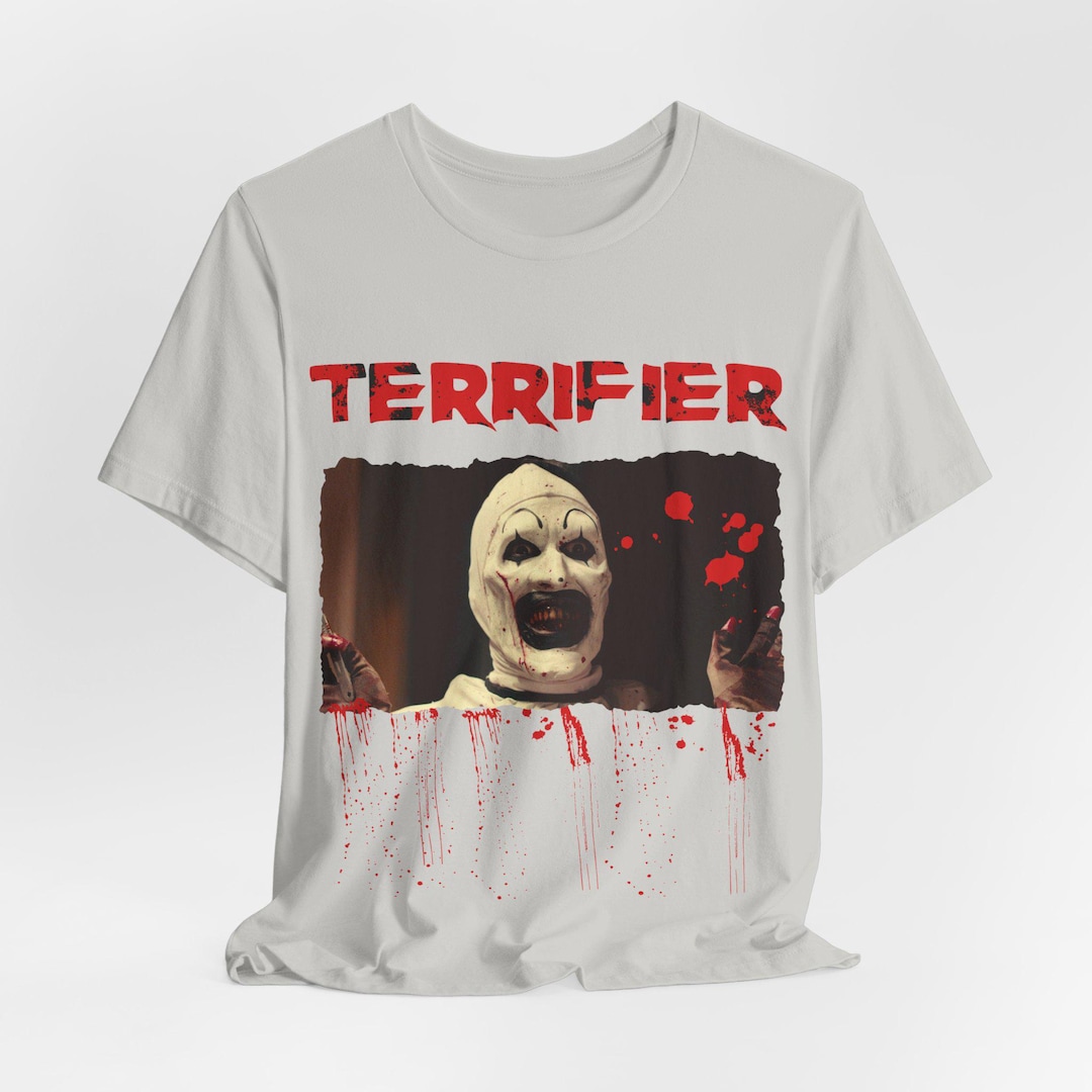 Terrifier Art the Clown Shirt Scary Movie T-shirt Horror Fan Gift Idea ...