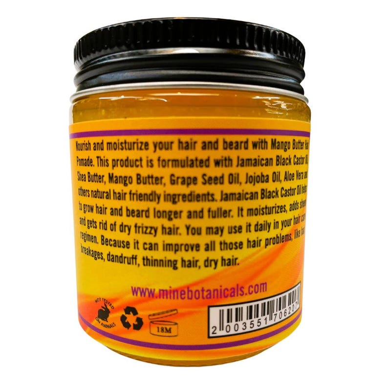 Mango Butter Hair Pomade 4oz - Etsy