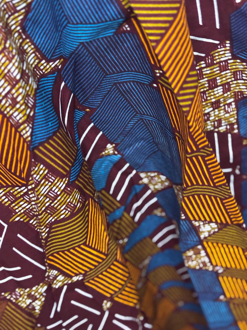 Seamless African Pattern Skirt With Elastic Waist - Etsy