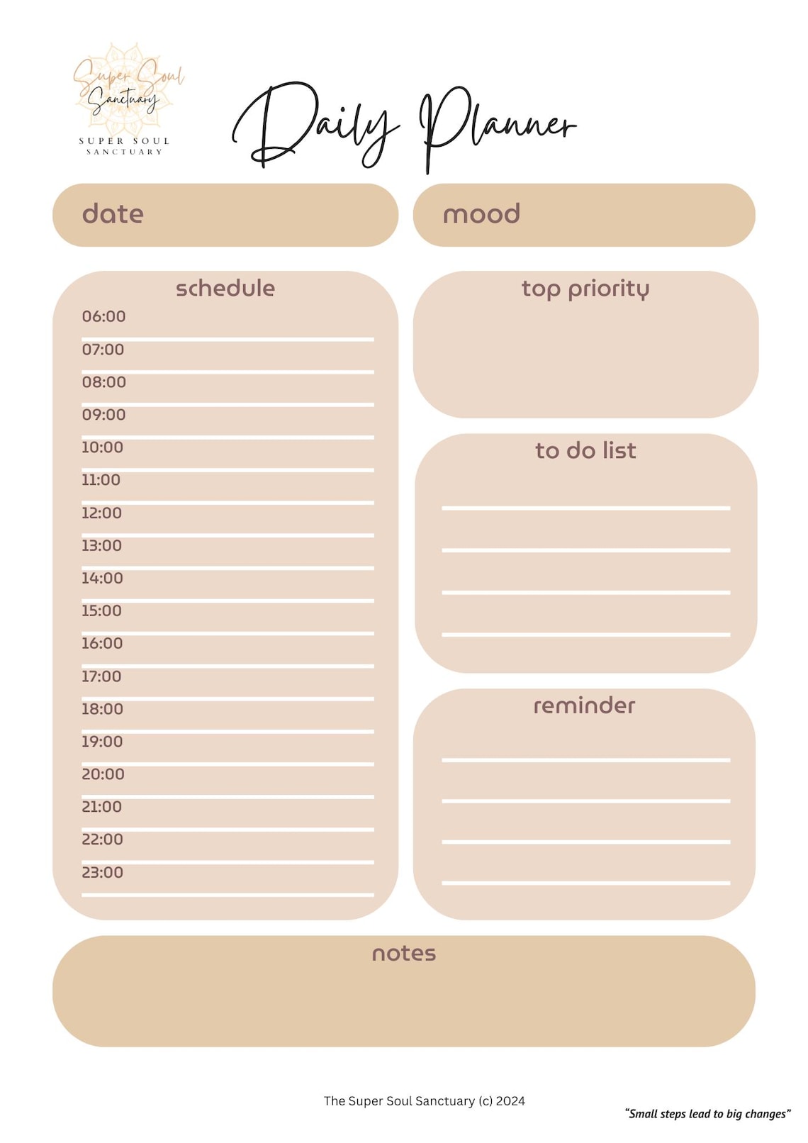 Printable Self-care Habit Tracker | Daily, Weekly & Monthly Wellness ...