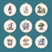 50 GNOMES PACK Cross Stitch Pattern. Downloadable Digital Pdf Svg ...