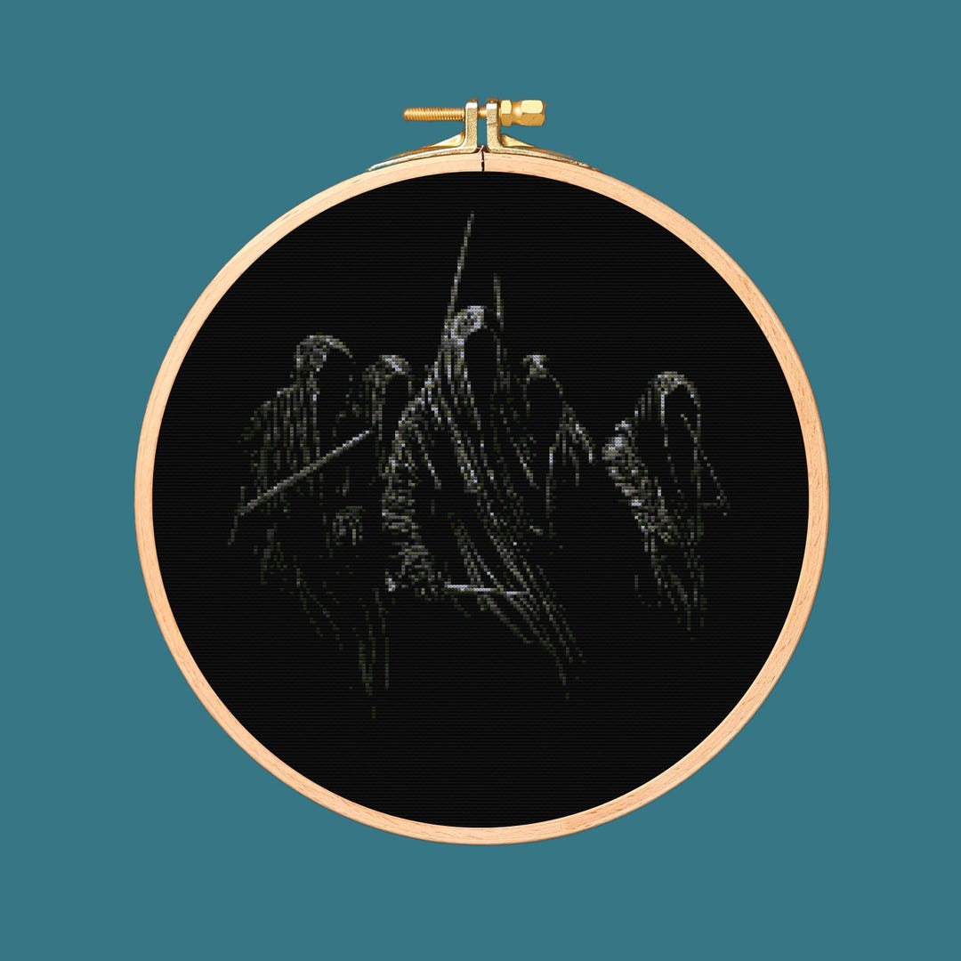 Lord of the Rings Nazgul Cross Stitch Pattern. Downloadable Digital PDF ...