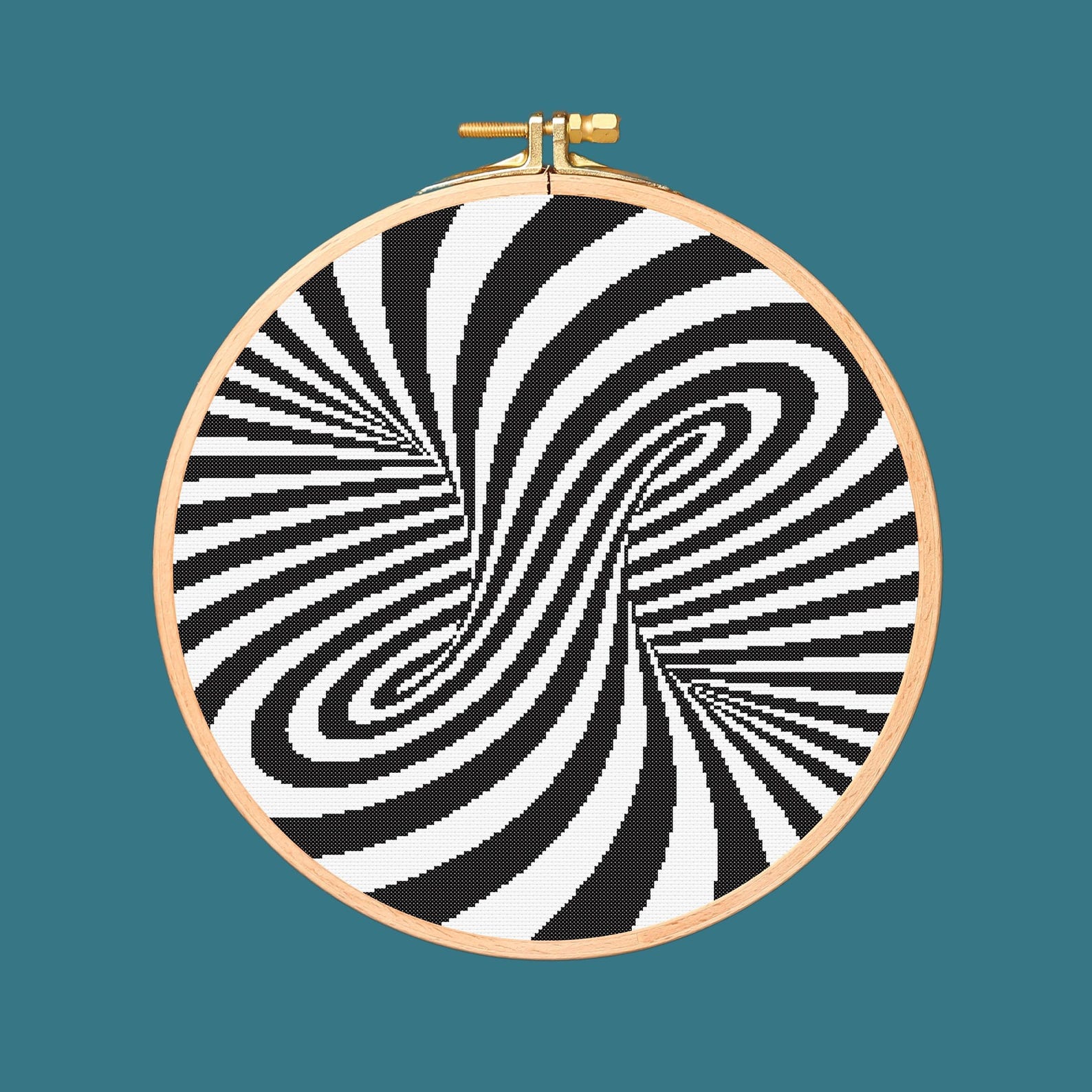 Optical Illusion Cross Stitch Pattern. Downloadable Digital PDF ...