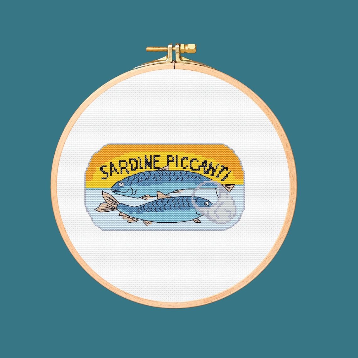 11 Different Sardine Cross Stitch Pattern. Downloadable Printed Digital ...