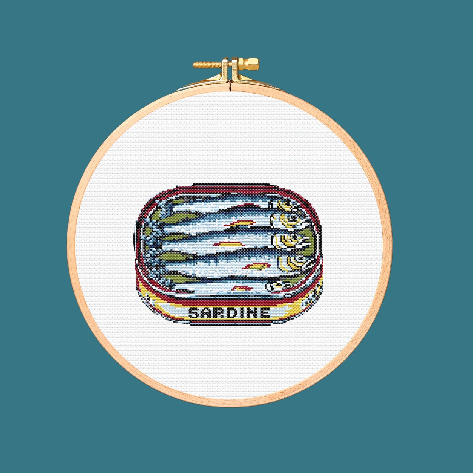 11 Different Sardine Cross Stitch Pattern. Downloadable Printed Digital ...