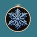 9 Different Snowflake Cross Stitch Pattern. Downloadable Digital PDF ...