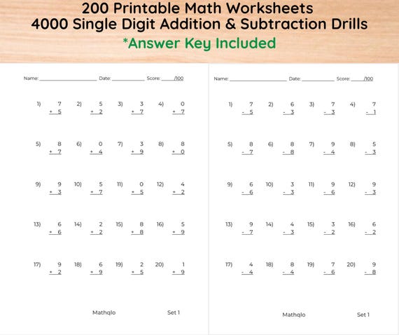 Math Problems For Kids 1st Grade