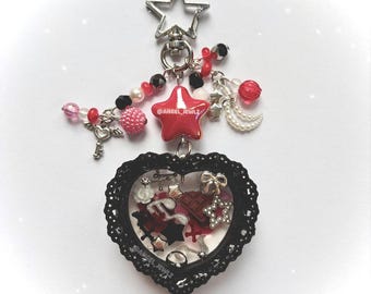 NANA Hachi Keychain Resin Shaker, Y2k Anime Phone Charm Cute Kawaii - Etsy