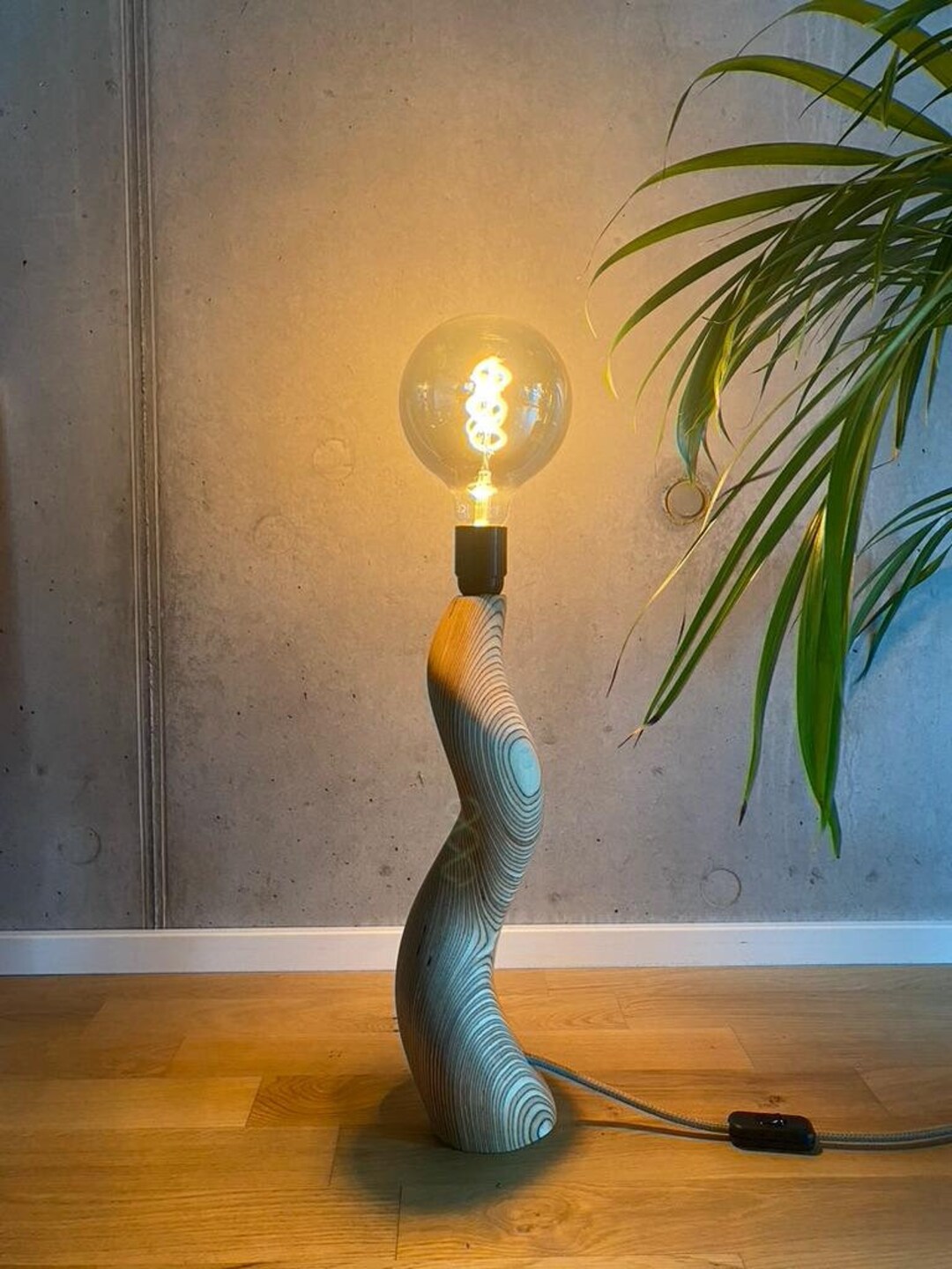 Lamp, Art Item, Design, Curved, Unique, Decoration, Wooden Decoration ...