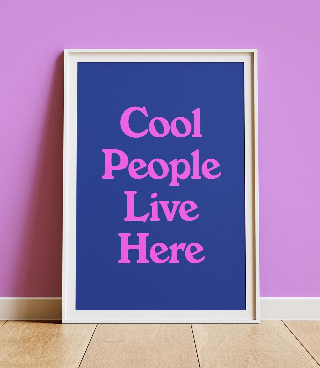 Poster Cool, Uplifting Print, Feel Good Gift, Pamper Present, Cool Wall ...