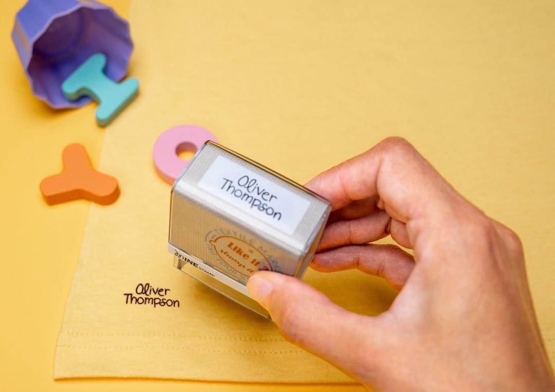 Fabric Stamp, Custom Fabric Stamp, Name Stamp for Clothes, Clothing ...