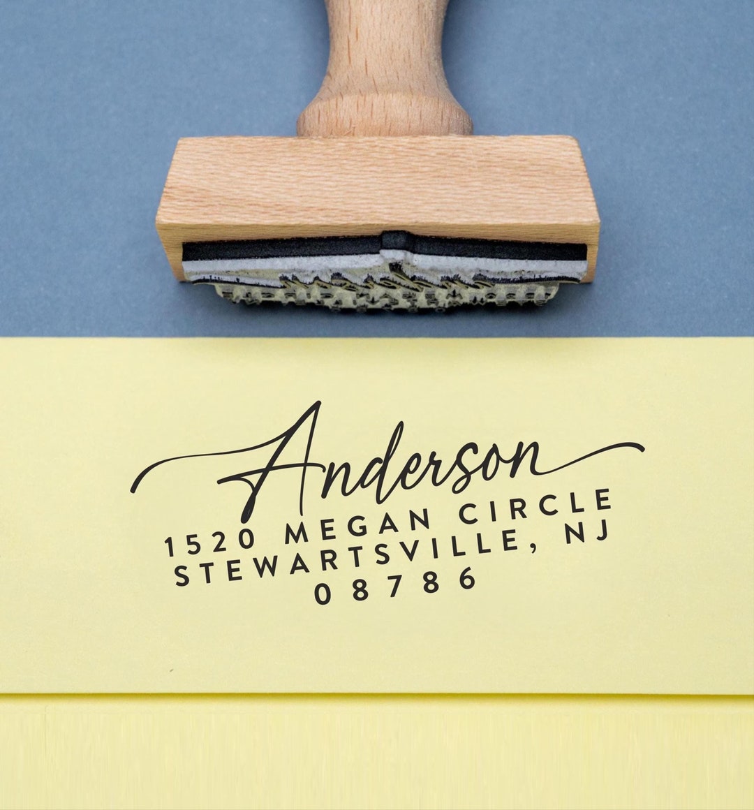 Return Address Stamp, Self Inking Address Stamp, Address Stamper ...