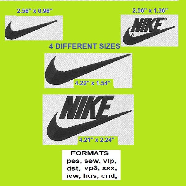 Nike Embroidery - Etsy