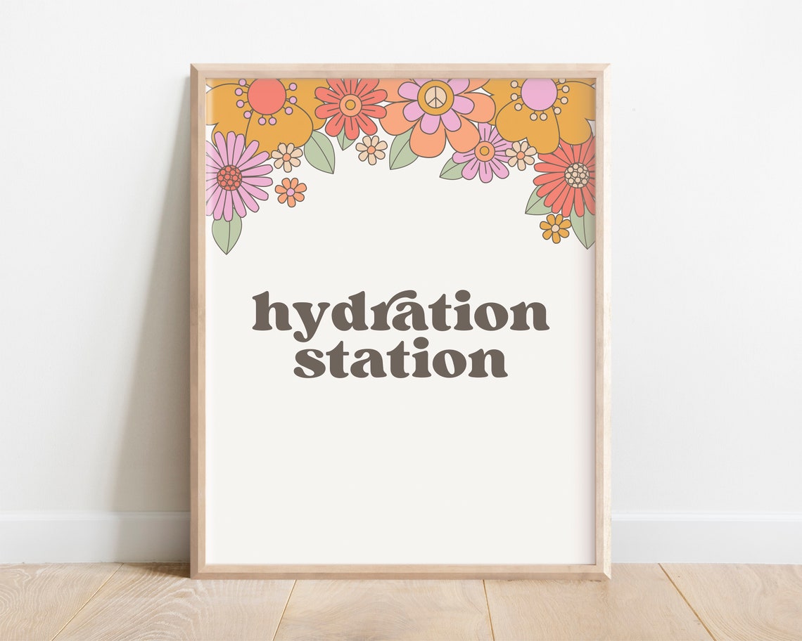 Printable Hydration Station Sign Hydration Station Two - Etsy