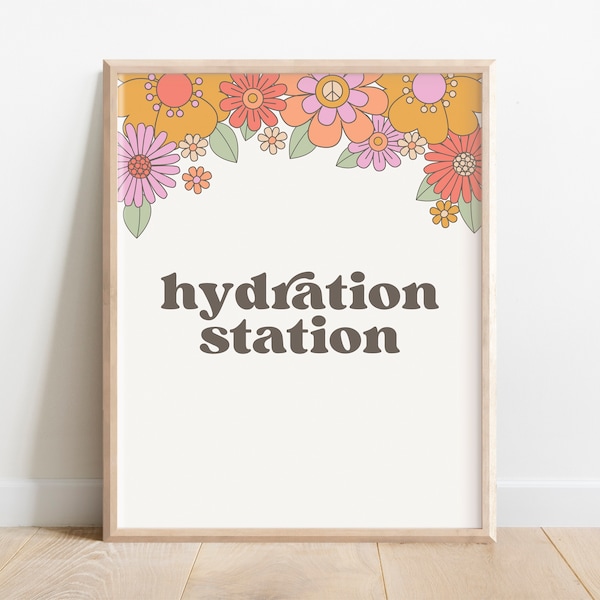 Hydration Station Classroom Sign - Etsy